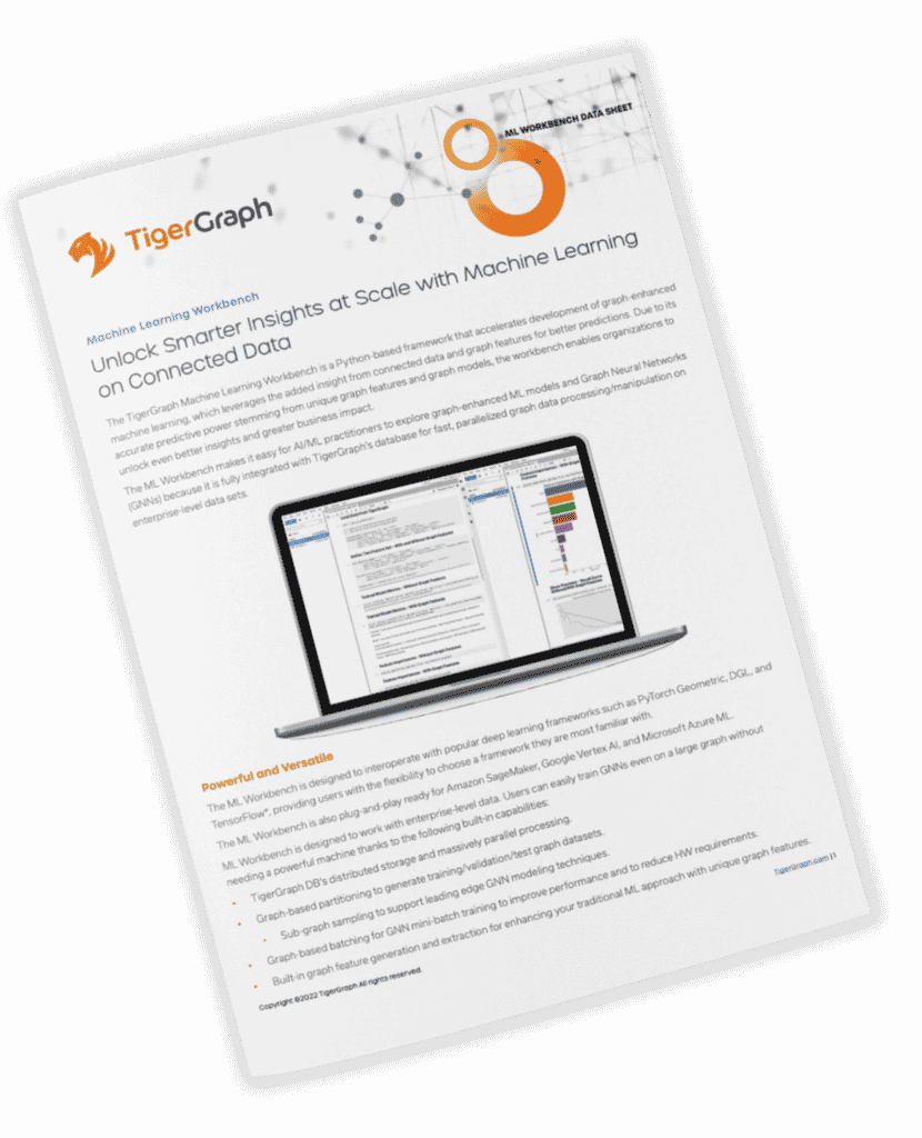 TigerGraph | Machine Learning Workbench TigerGraph | Machine Learning Workbench